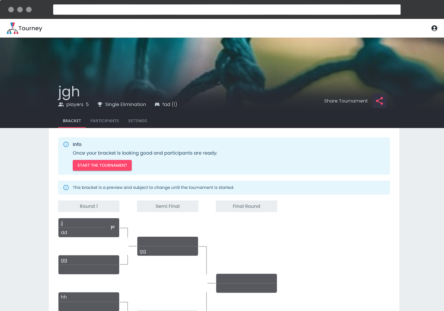 Multi Game Tournament